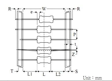 High Precision 2W 600 Ohm 1% E96 Resistor Metal Film , Electronic Resistors